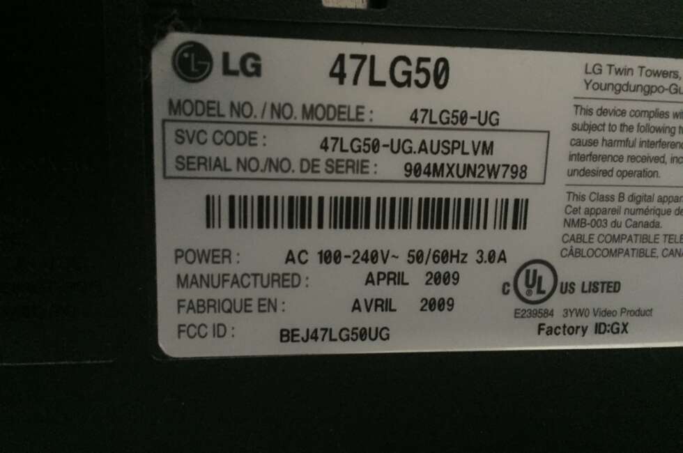 TV Repair for LG 47LG50-UG - iDevice Repair